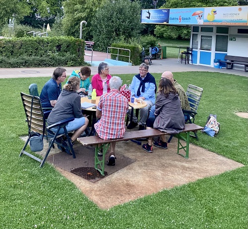 Besuch aus dem Freibad Gimbsheim – Schwimmbadfreunde Trebur e.V.